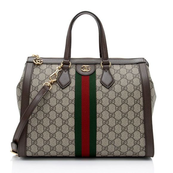 Gucci | Bags | Gucci Gg Supreme Ophidia Medium Top Handle Tote | Poshmark